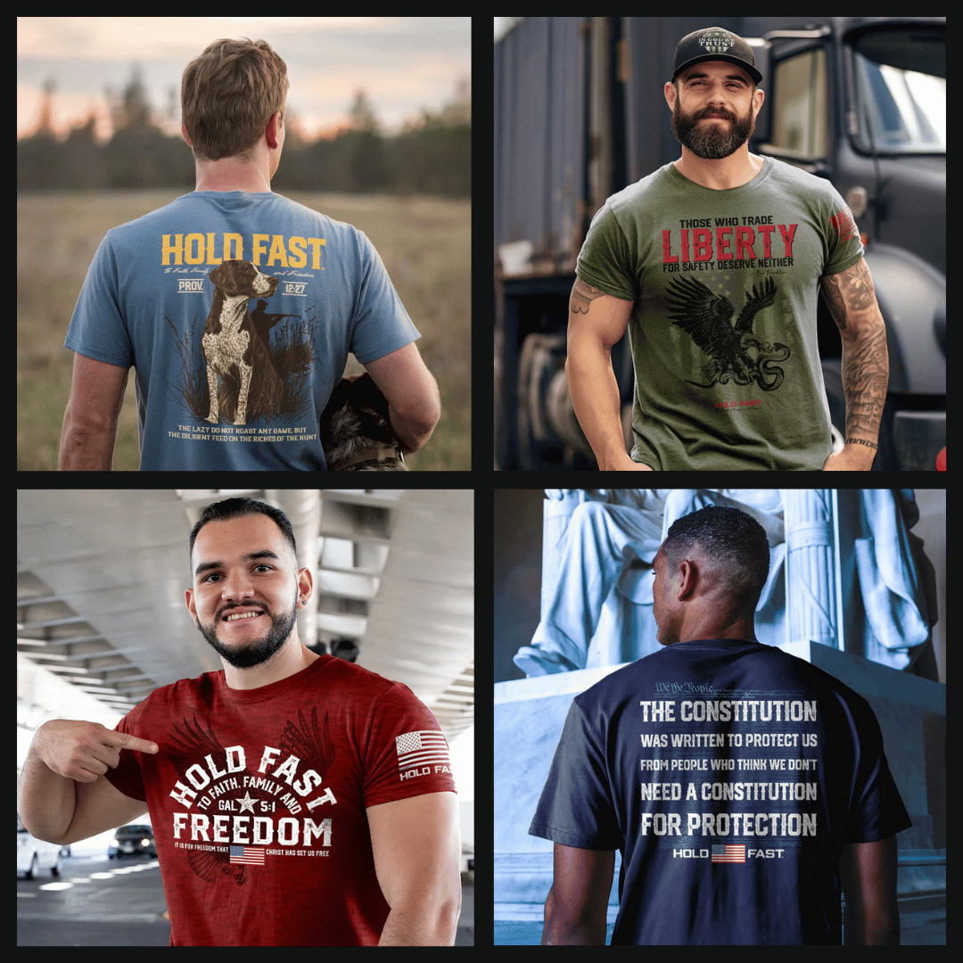 Hold Fast: Clothing Celebrating Faith, Family, and Freedom – We Hold Fast