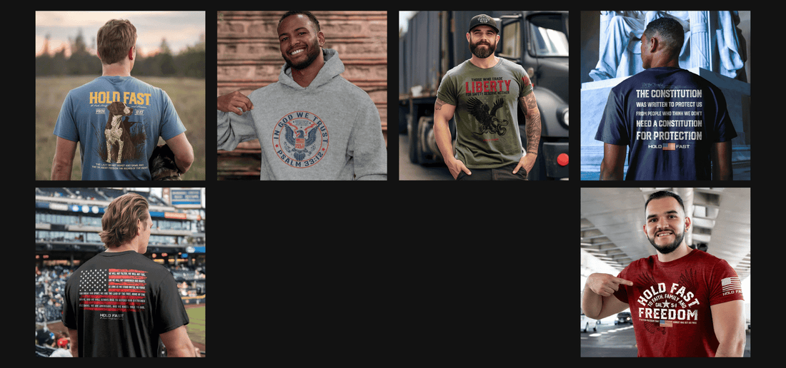 Hold Fast: Clothing Celebrating Faith, Family, and Freedom – We Hold Fast